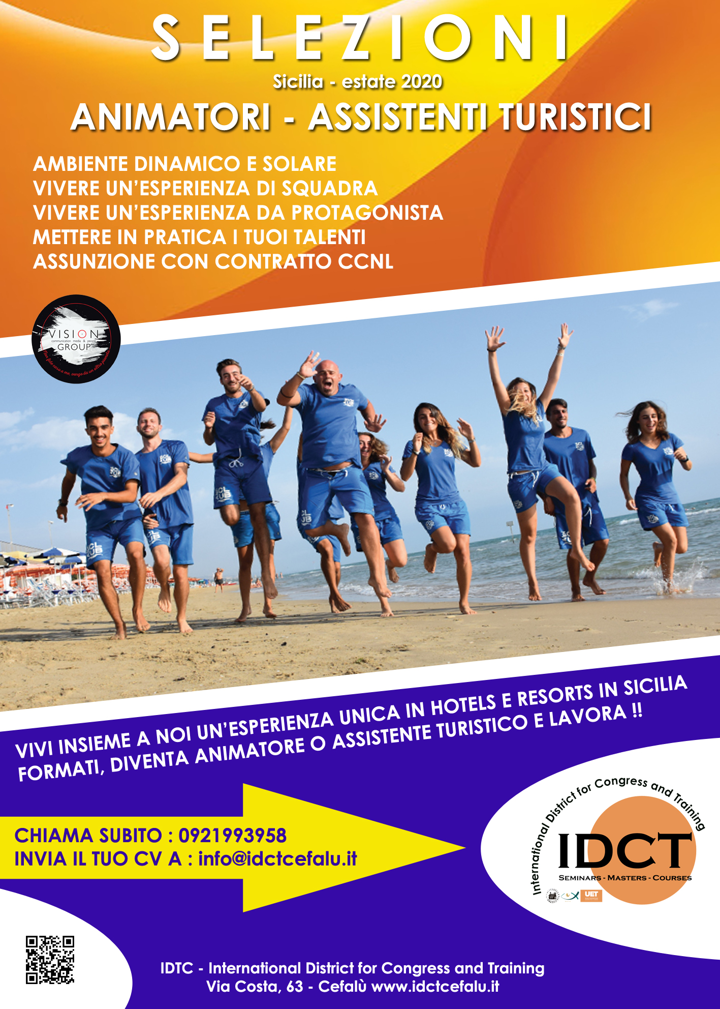 Selezione per Animatori ed Assistenti Turistici alla UET Italia di ...